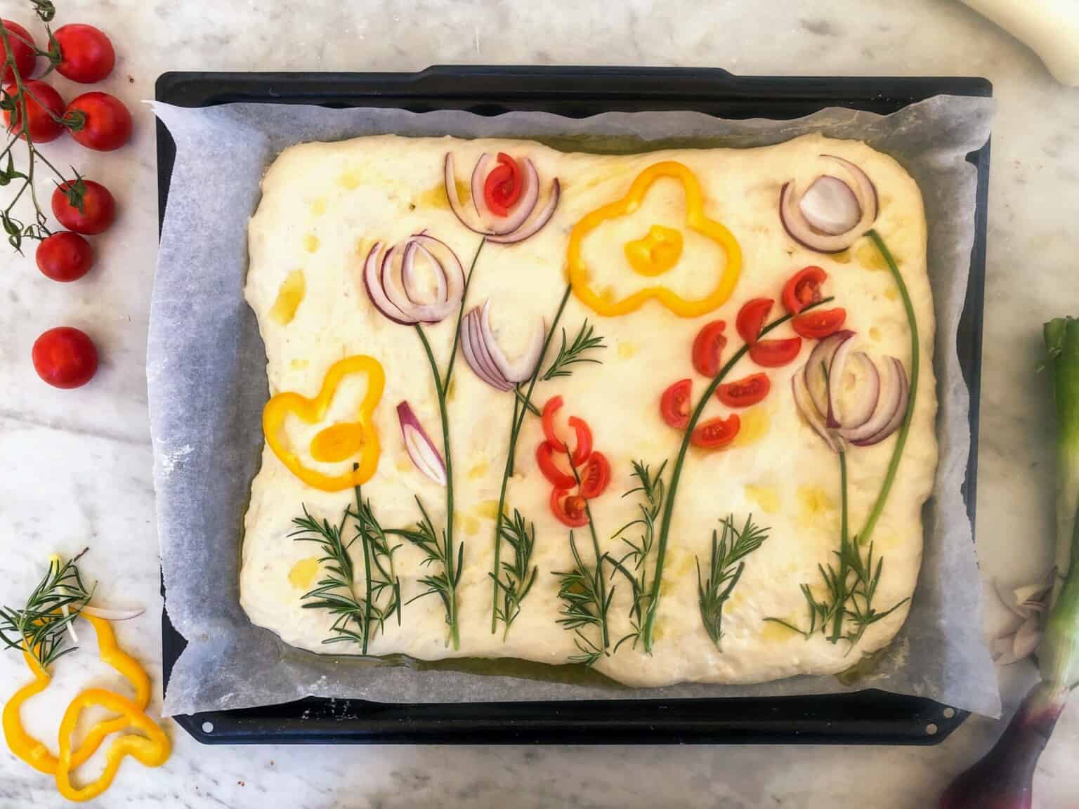 How To Make Easy Focaccia Art - Step-By-Step Instructions + Focaccia ...