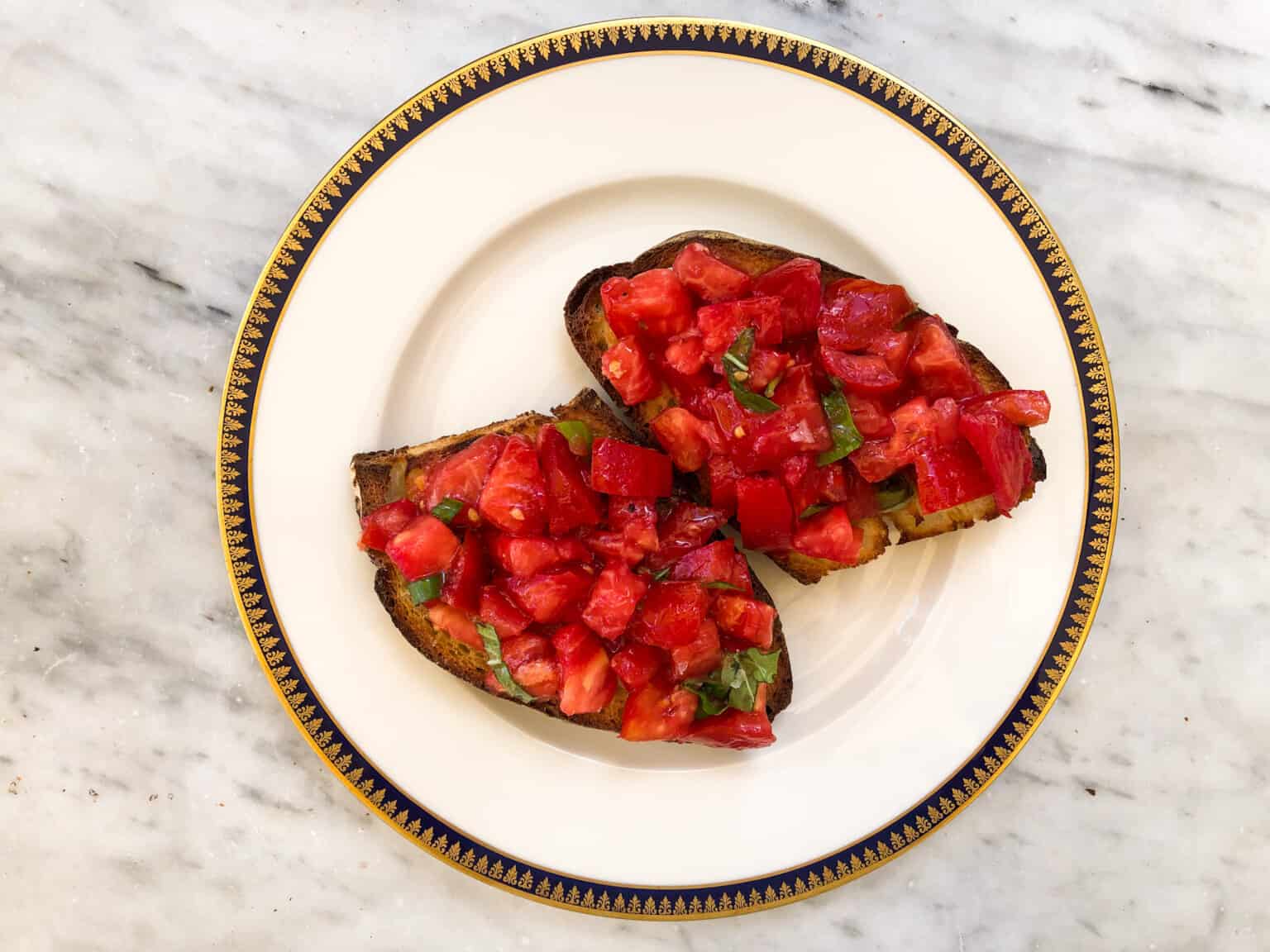 Authentic Italian Bruschetta Al Pomodoro Recipe - Eating Around Italy