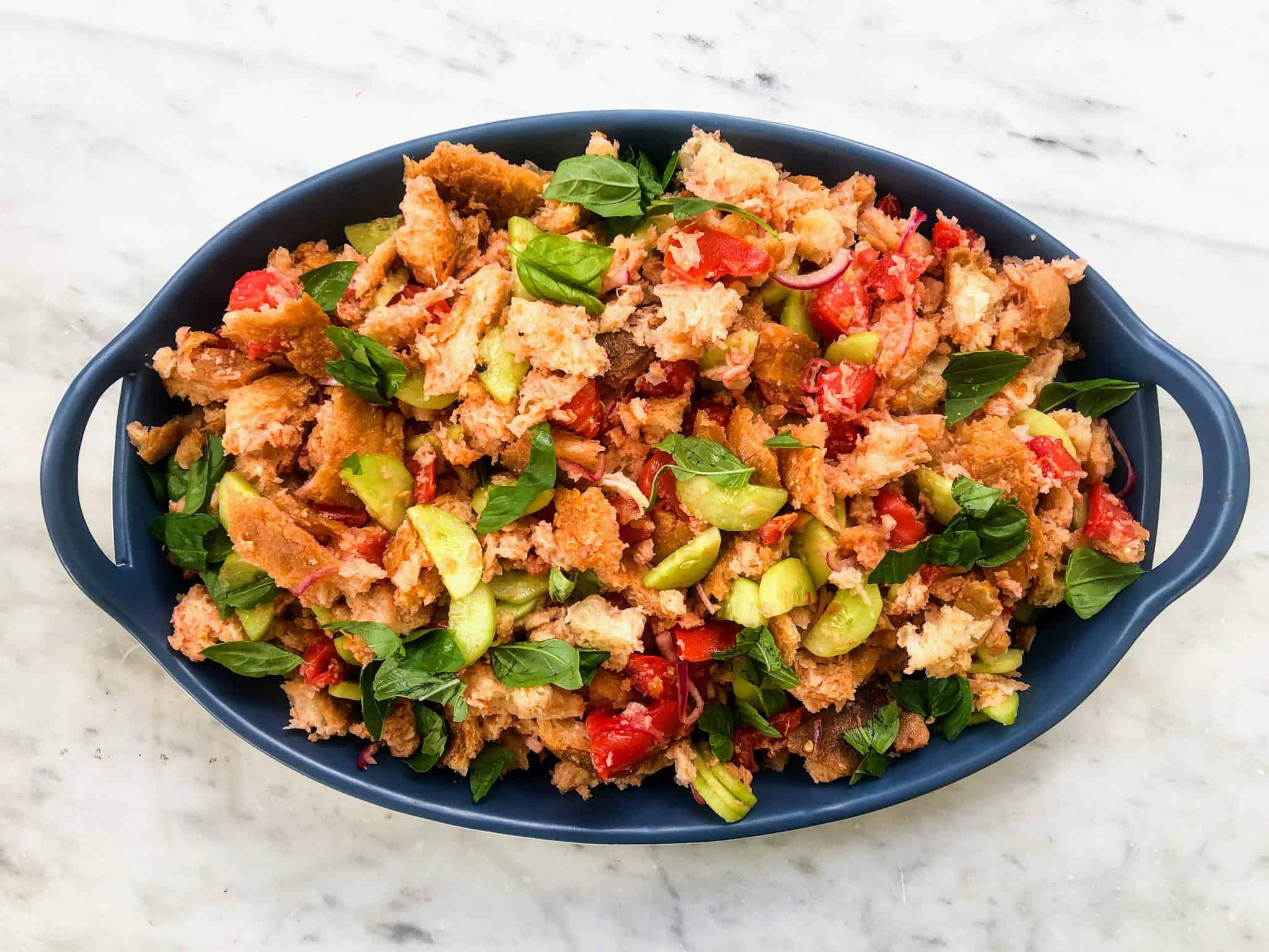 Authentic Panzanella Recipe From Tuscany (Tomato And Bread Salad ...