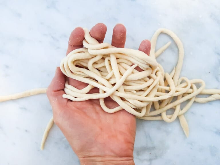 Pici Pasta Recipe – How To Make Tuscany’s Hand Rolled Spaghetti ...