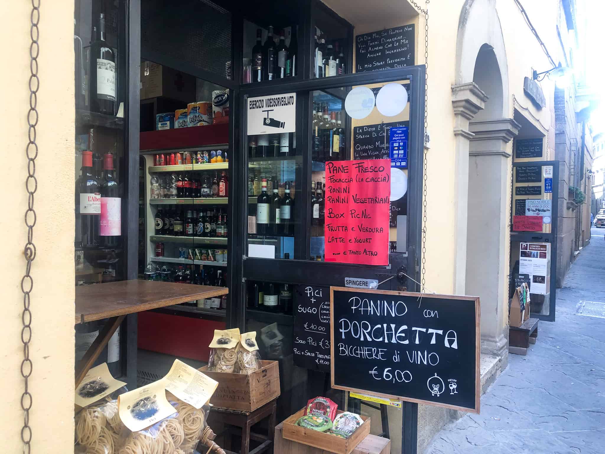Best Takeout Lunch Spots in Montepulciano - Eating Around Italy