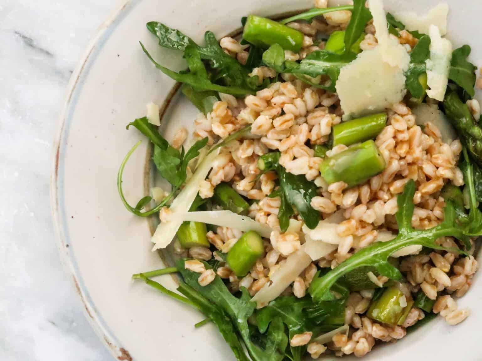 Spring Italian Farro Salad - The Easiest Whole Grain Picnic Salad ...