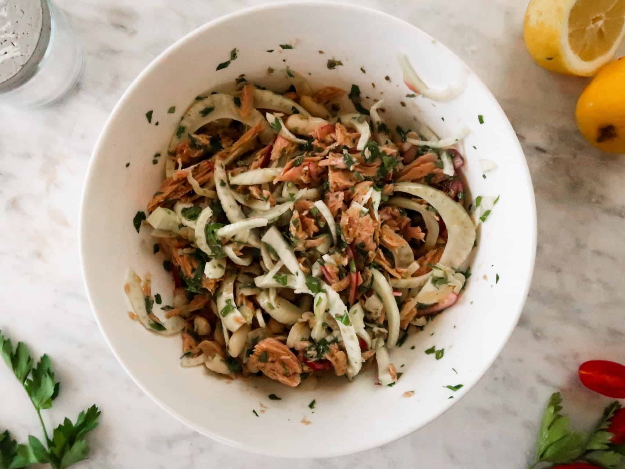 Italian Tuna Salad Recipe - A Mayonnaise-Free Italian Tuna Salad ...